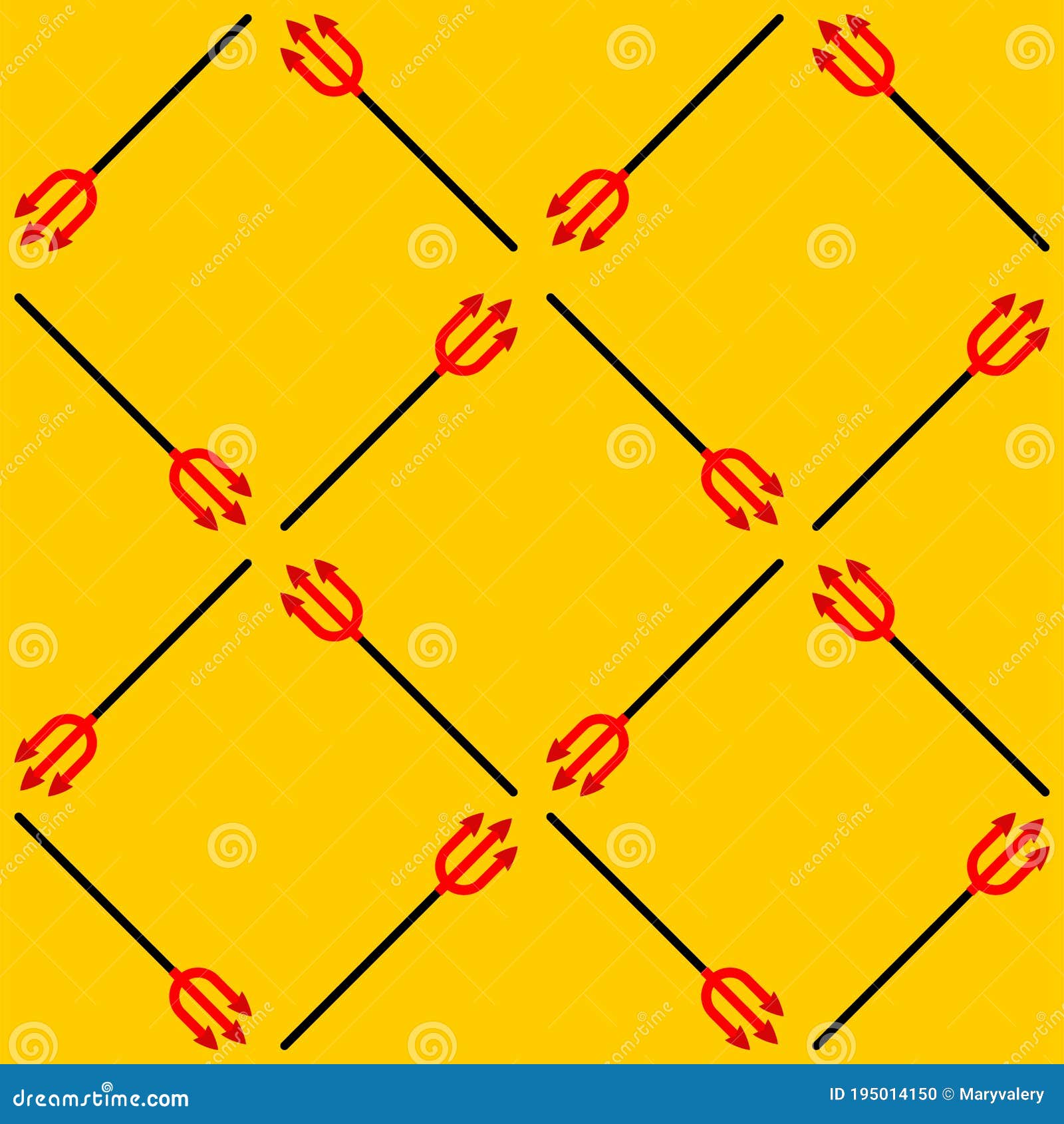 Satan Pattern Seamless. Devil Background. Demon Texture. Lucifer ...