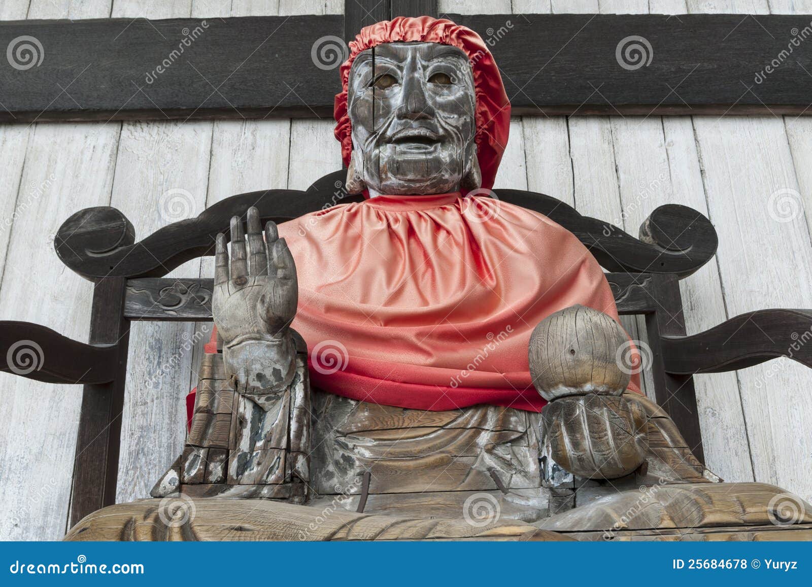 Demone giapponese fotografia stock. Immagine di scultura - 25684678