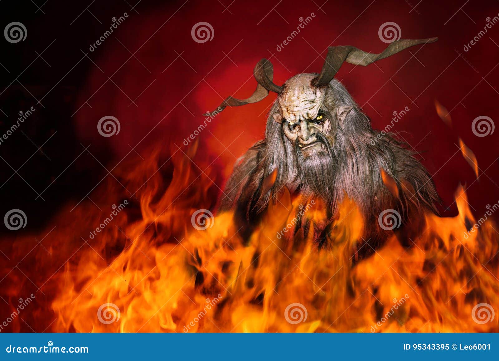 Demone nell'inferno immagine editoriale. Immagine di cavolo - 95343395