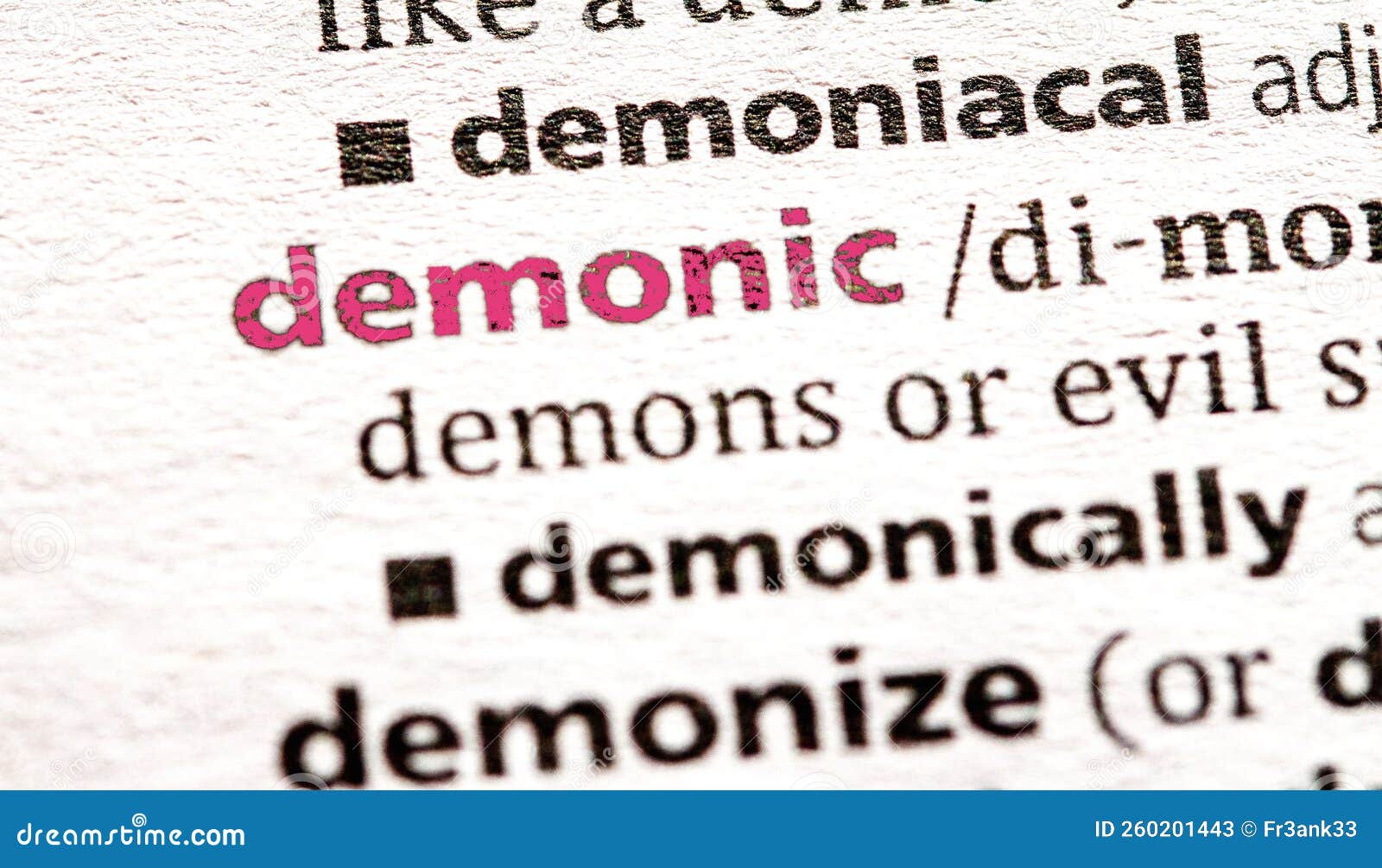 Demonic stock image. Image of fear, fictional, close - 260201443