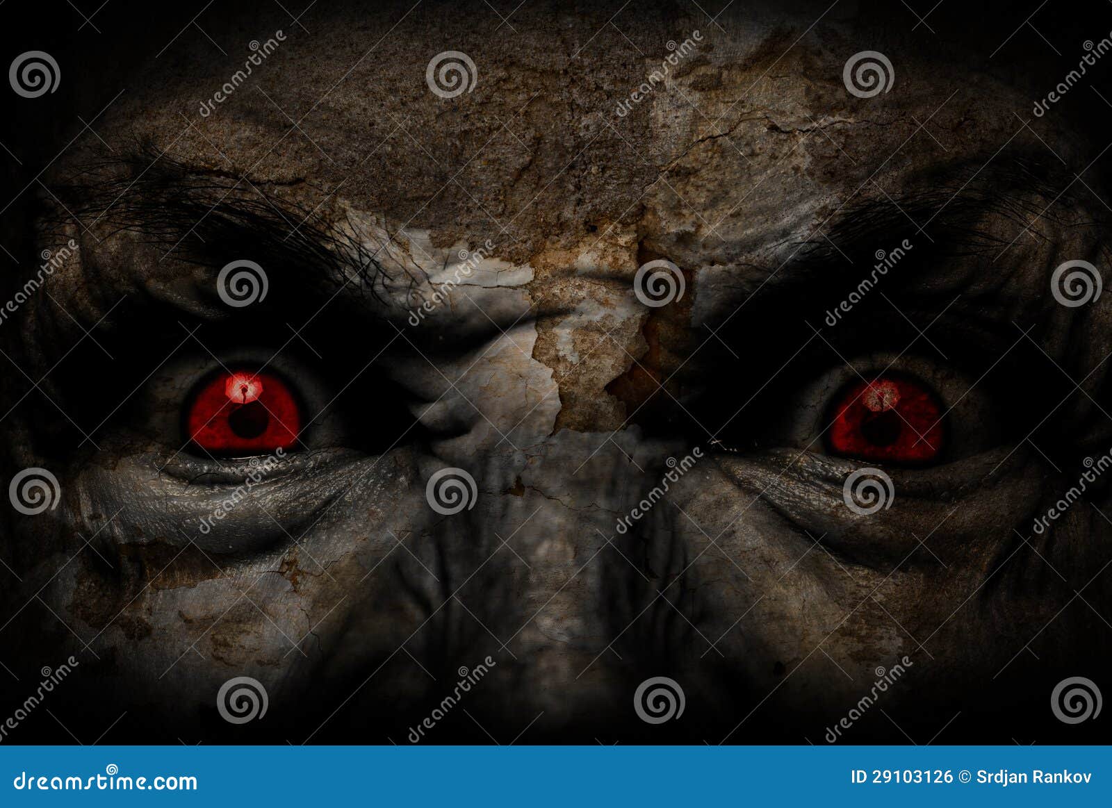 Demonic ugly face stock photo. Image of dead, news, spooky - 29103126
