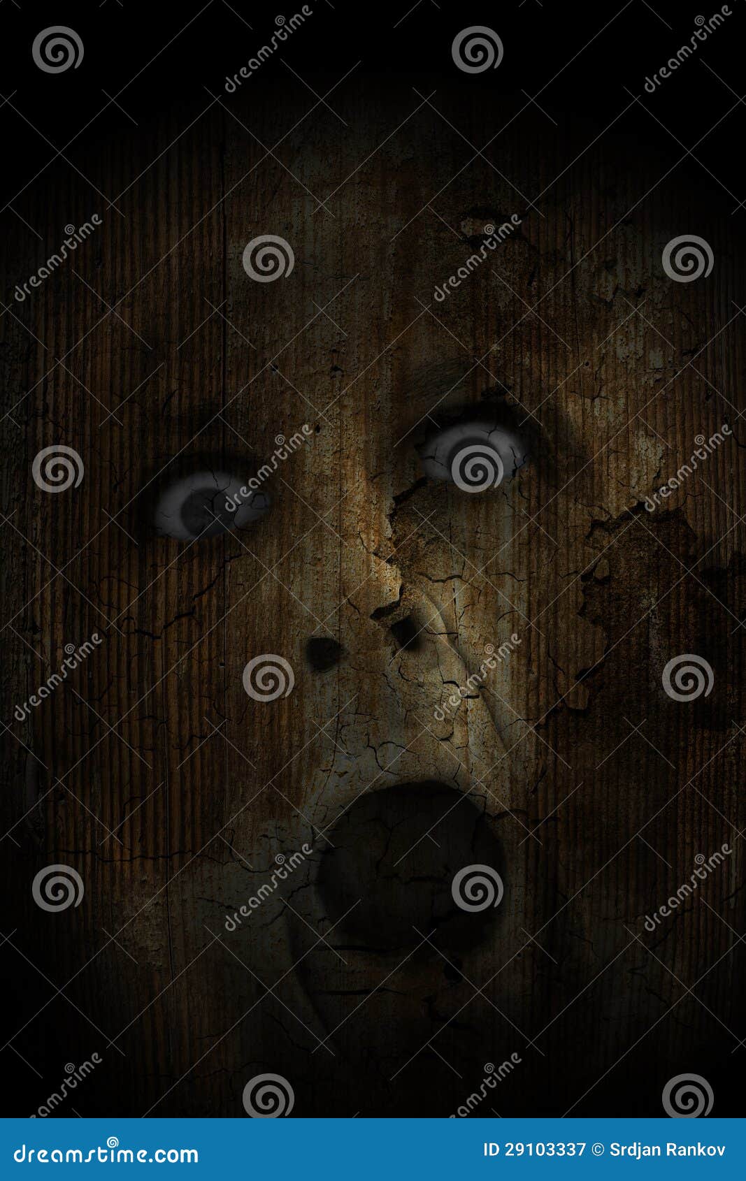 Demonic ugly face stock image. Image of dark, distraught - 29103337