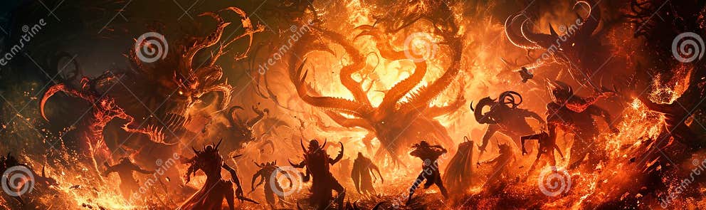 With Demons and Other Hellish Creatures Dancing in the Infernal Fire ...