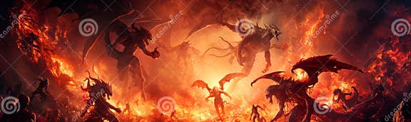 With Demons and Other Hellish Creatures Dancing in the Infernal Fire ...