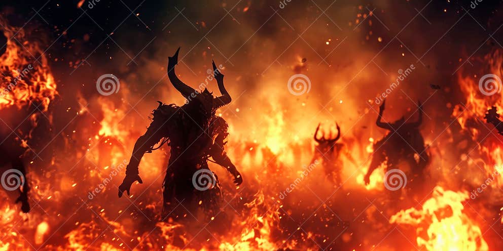 With Demons and Other Hellish Creatures Dancing in the Infernal Fire ...