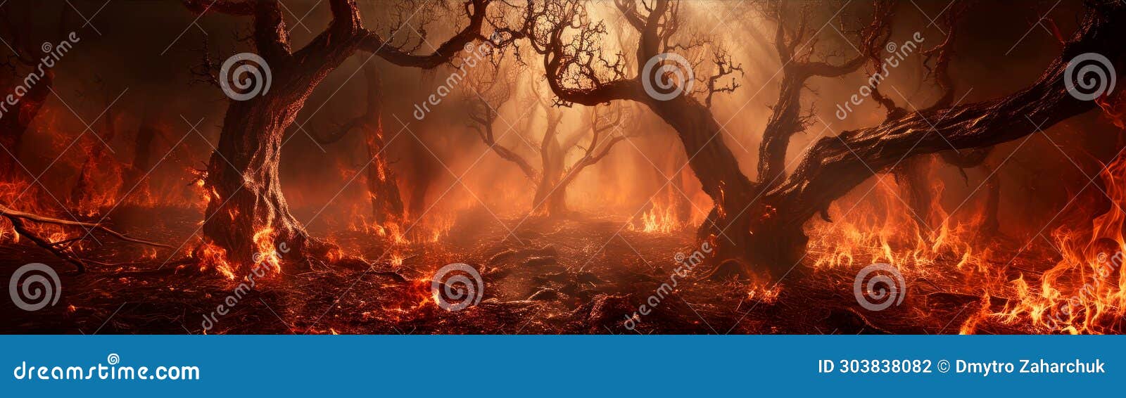 Infernal Hellish Futuristic Background. Royalty-Free Cartoon ...