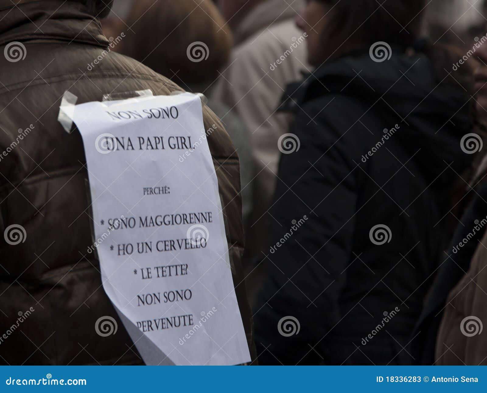 Demonstration editorial stock photo. Image of people - 18336283