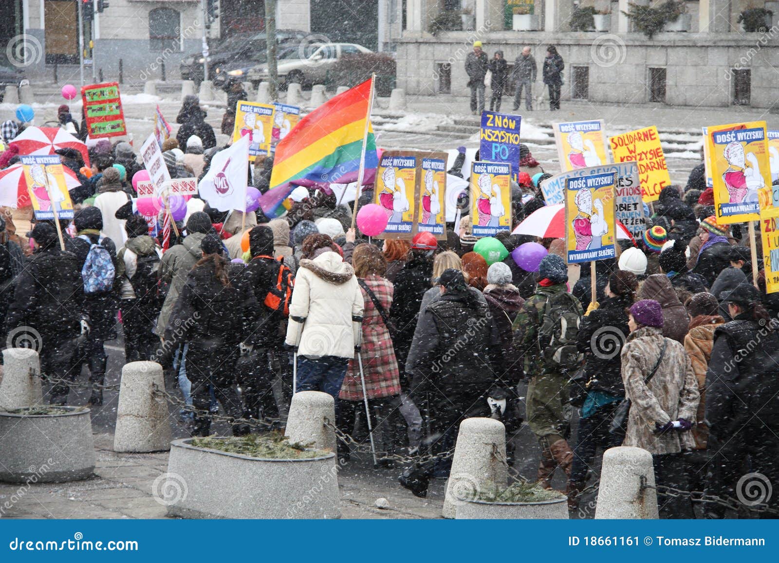 Demonstration editorial photo. Image of freedom, feminist - 18661161