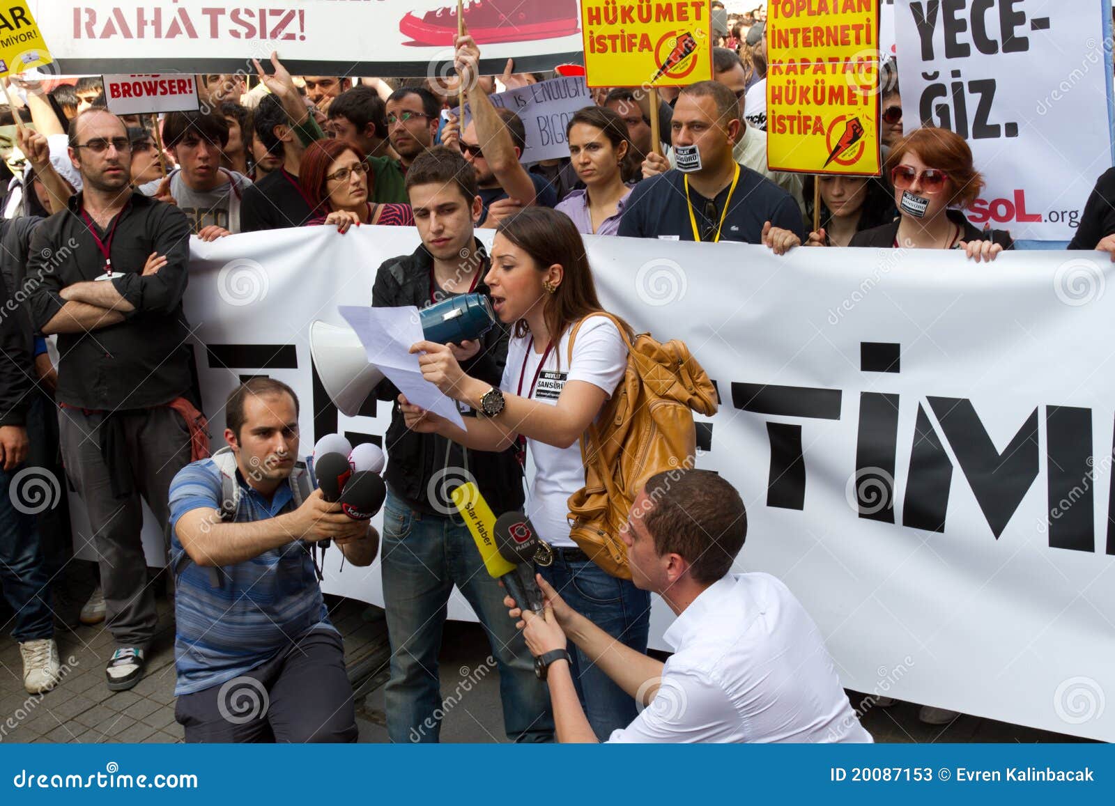 Demonstration editorial stock photo. Image of crowded - 20087153