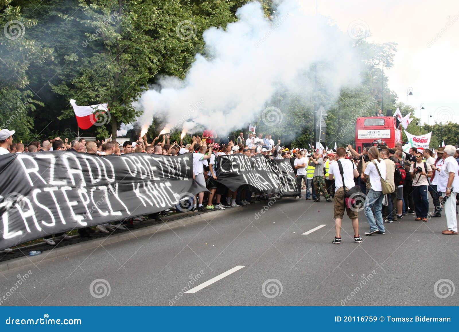 Demonstration editorial stock image. Image of banner - 20116759