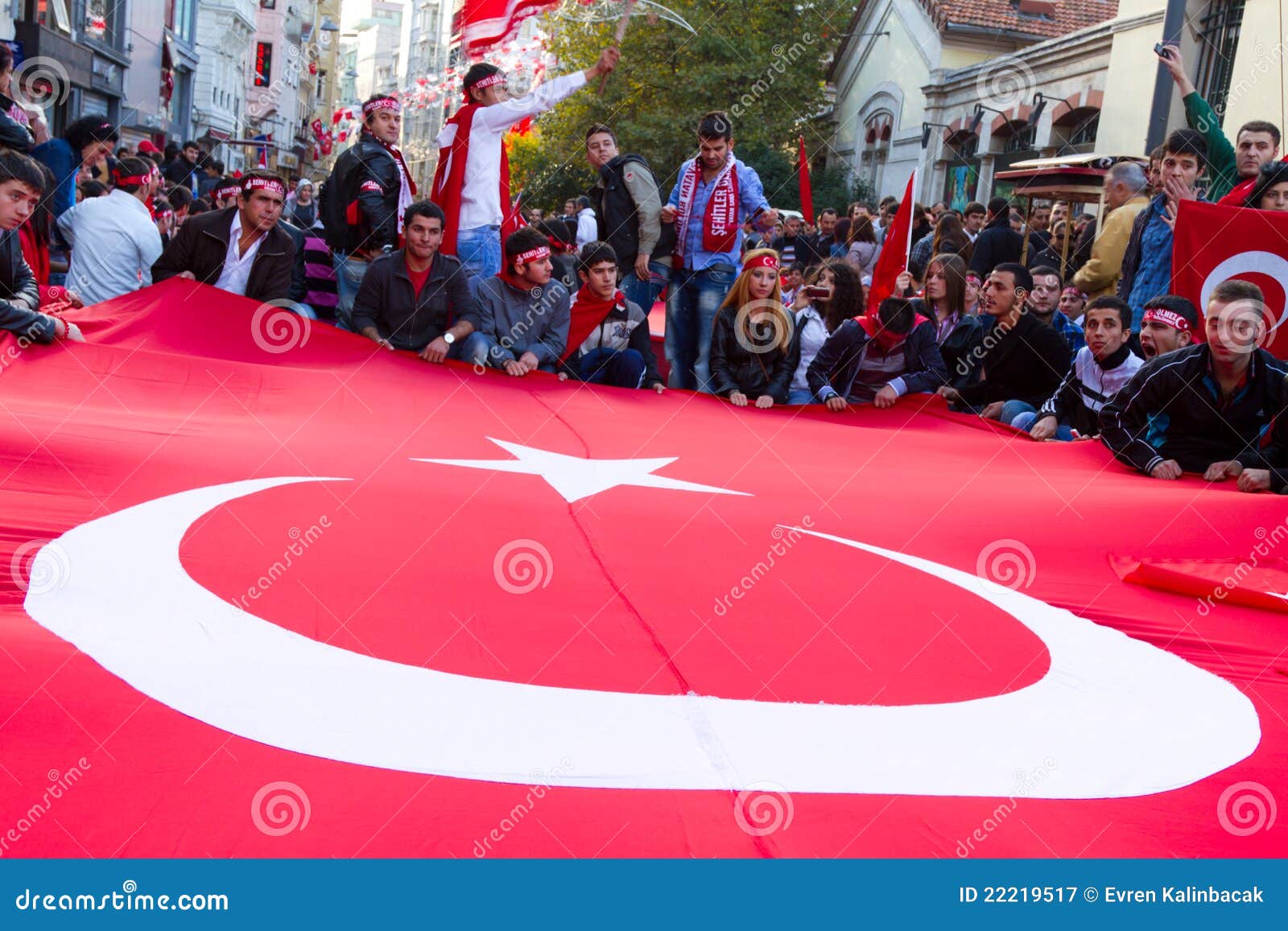 Demonstration editorial photography. Image of istanbul - 22219517