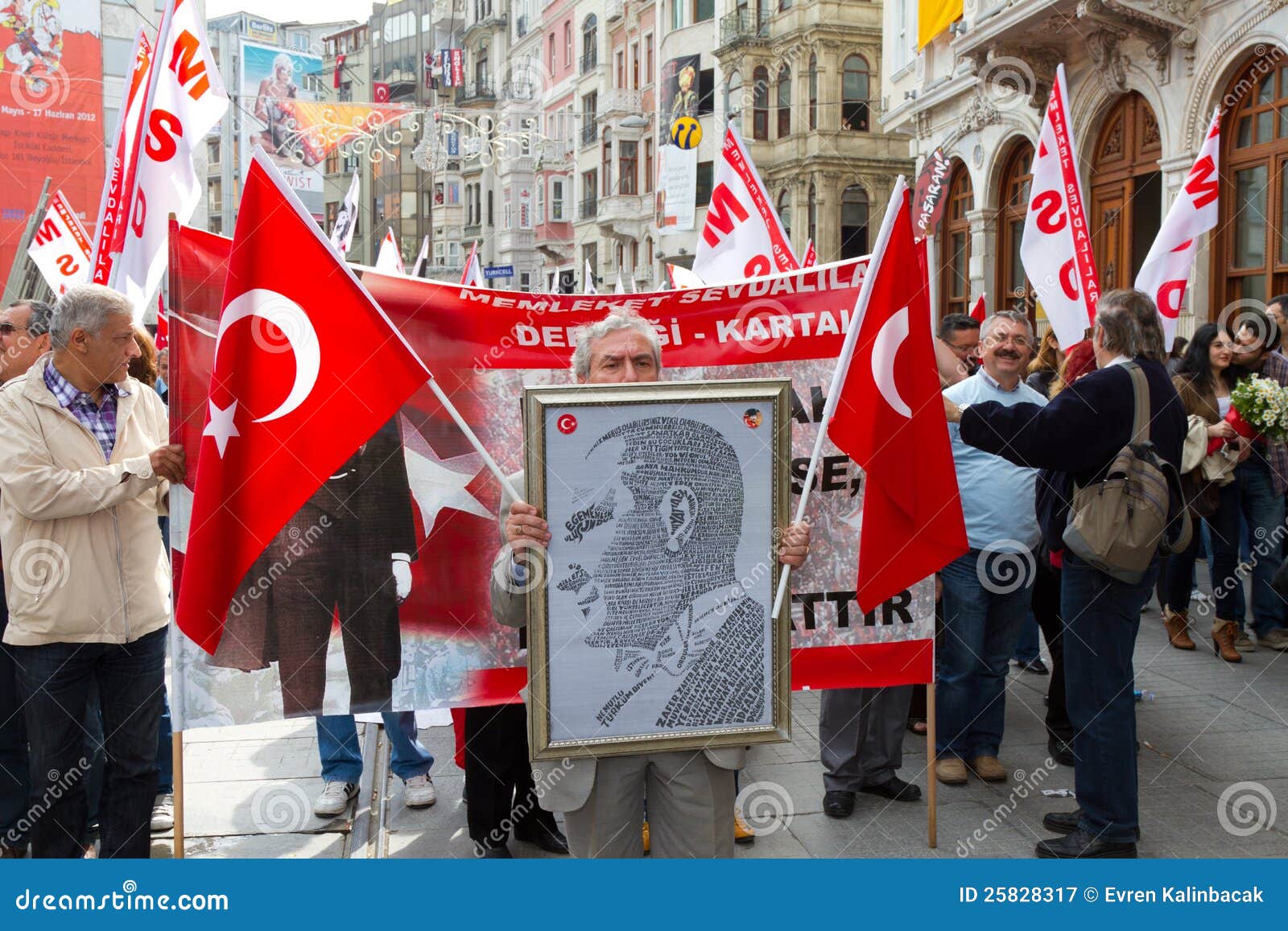 Demonstration editorial photography. Image of politics - 25828317