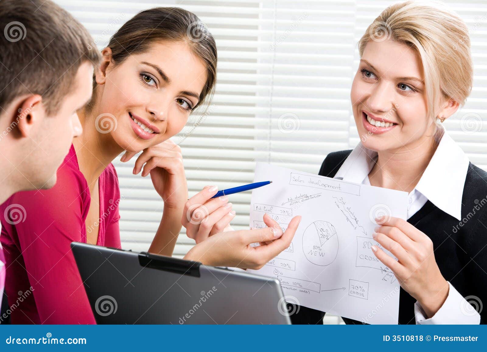 Demonstration stock photo. Image of businessgroup, caucasian - 3510818