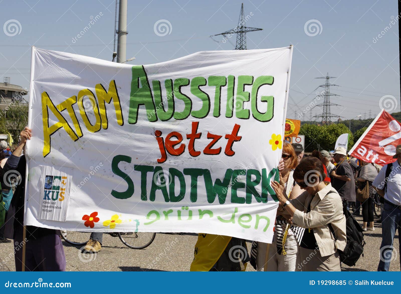 Demonstration Against the Nuclear Power Plant Editorial Image - Image ...