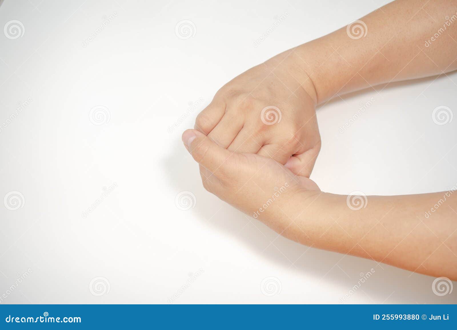 Demonstration of Correct Hand Washing Posture Stock Photo - Image of ...