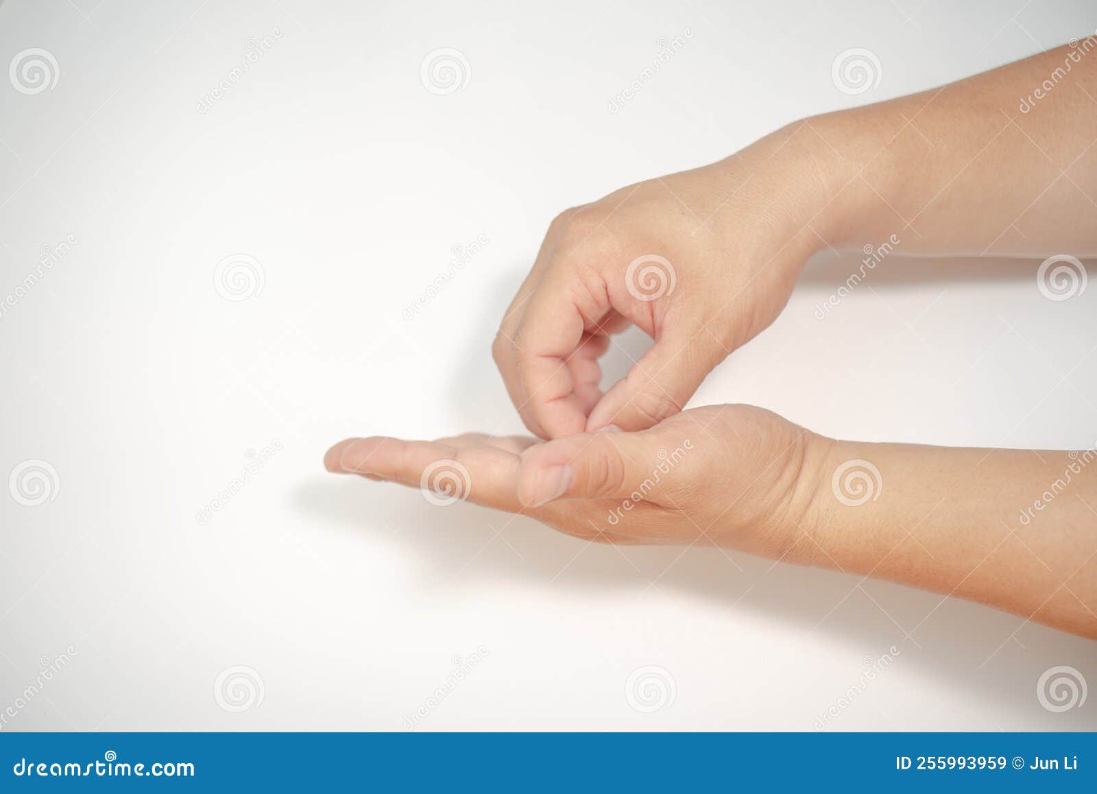 Demonstration of Correct Hand Washing Posture Stock Image - Image of ...