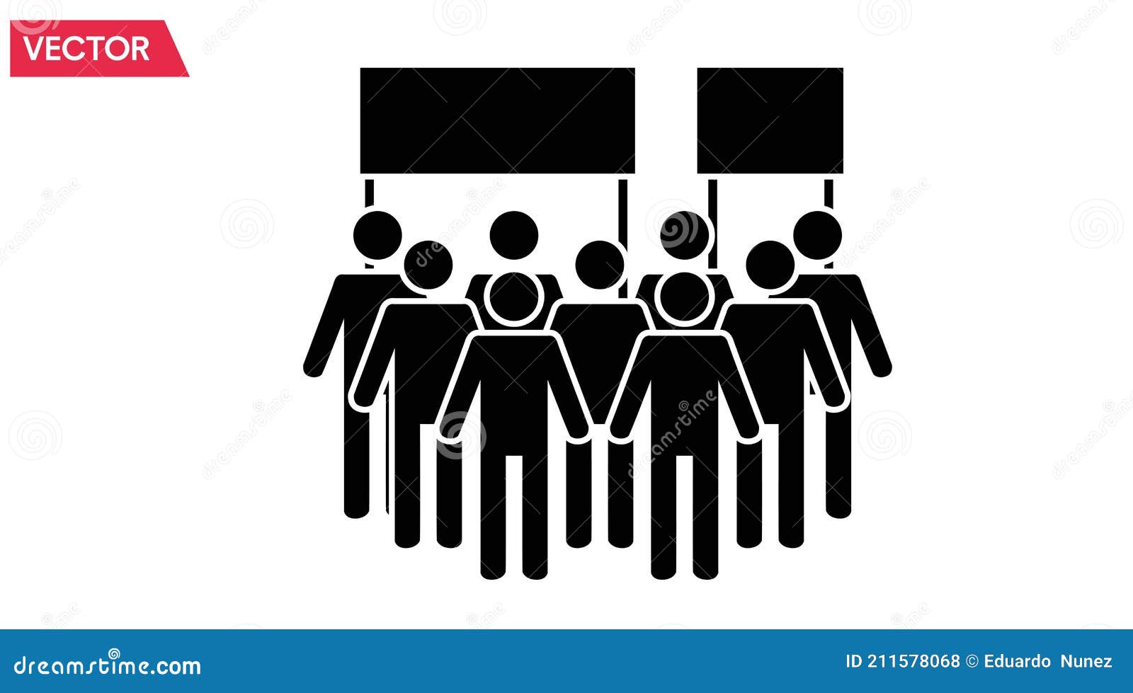 Demonstration Icon. Vector Isolated Illustration Stock Vector ...