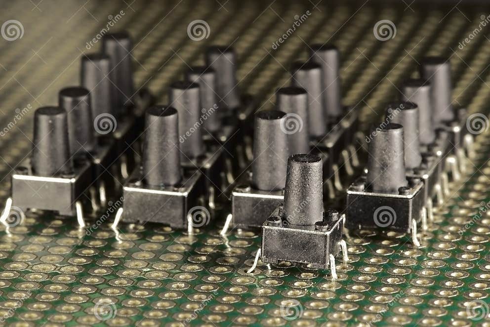 Demonstration Push-button Matrix Stock Illustration - Illustration of tech, science: 234414465