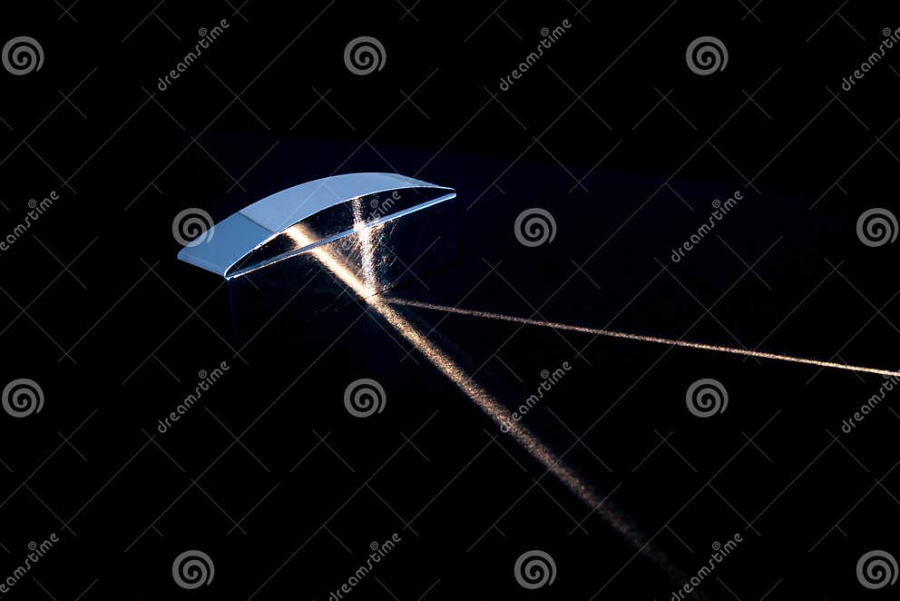 Light Ray is Reflected in a Mirror Stock Photo - Image of demonstration ...