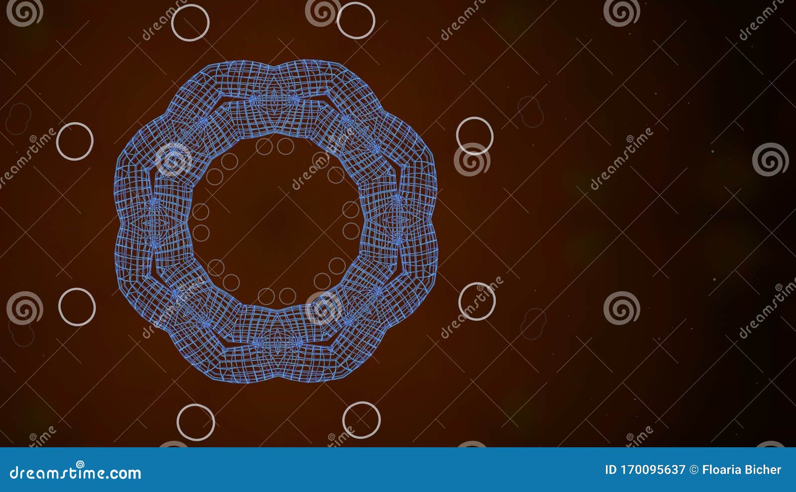 Abstract Gridded Formation Giving Shockwave Effect Isolated on Black ...