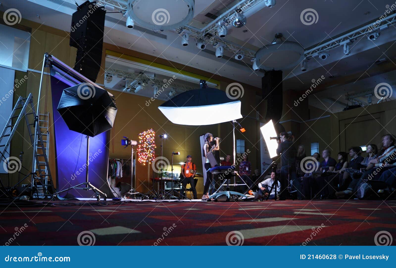 Demonstration of Studio Photography Editorial Stock Photo - Image of ...