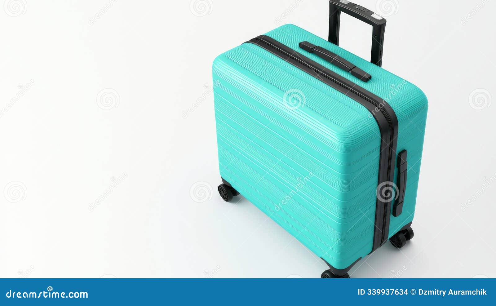 Demonstration of Trolley Case on Transparent White Background Stock ...