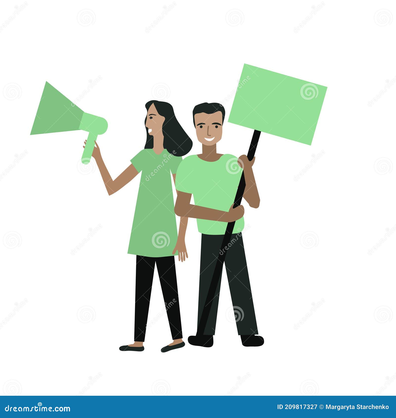 Demonstration Vector Illustration Stock Vector - Illustration of ...