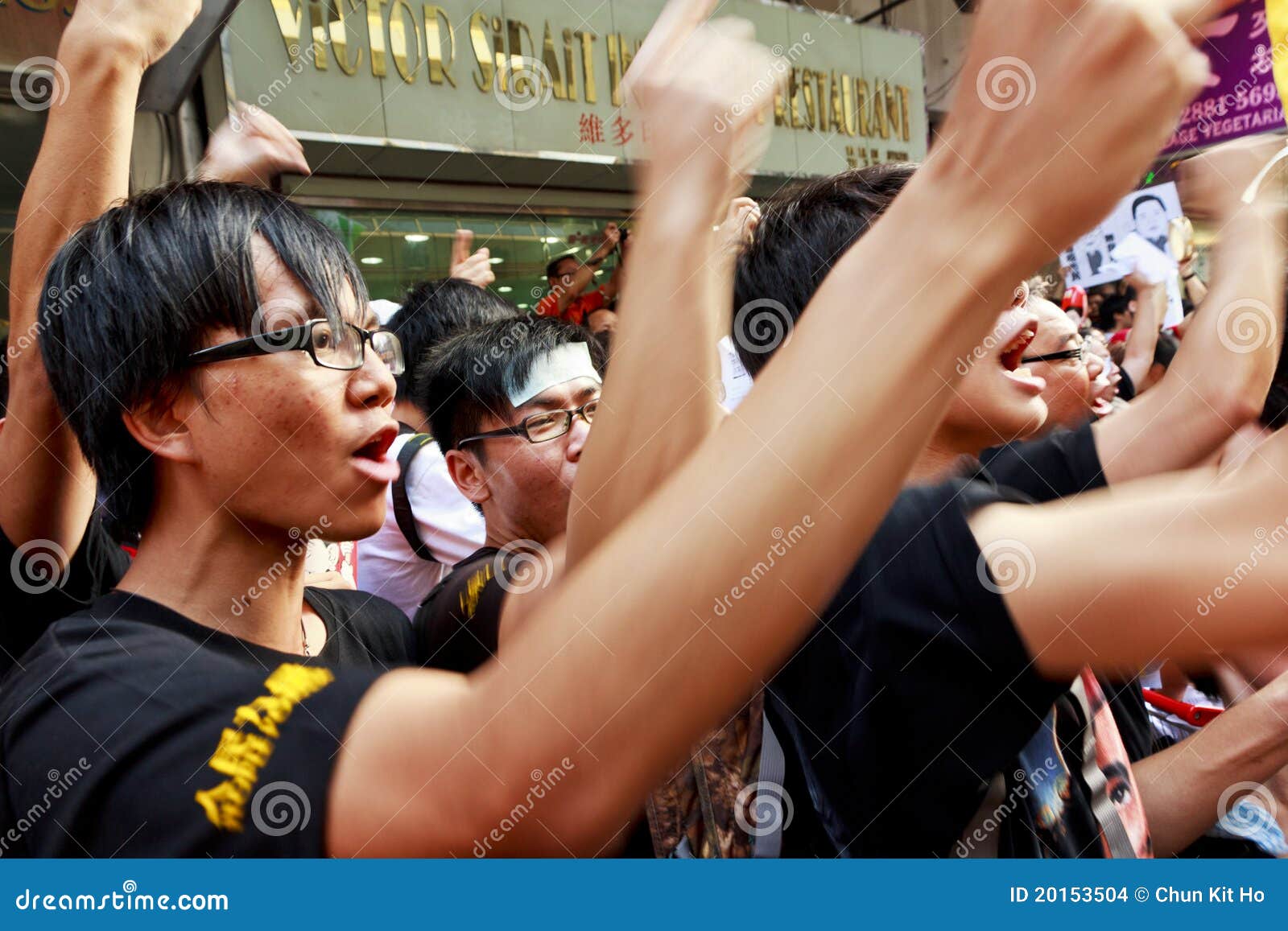 Demonstrator editorial stock image. Image of protest - 20153504