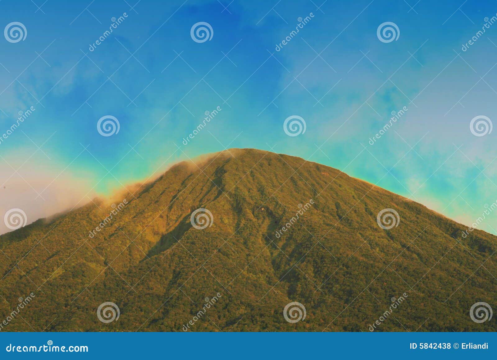 Dempo Mountains stock photo. Image of pagaralam, south - 5842438