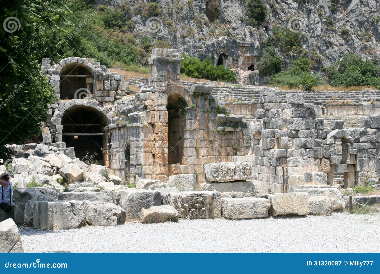 Demre, Turkey stock image. Image of locations, cave, archaeology - 31320087