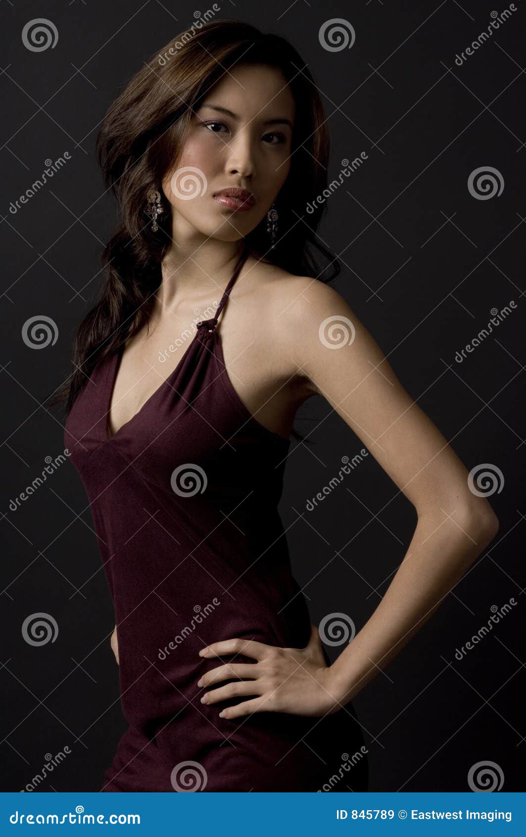 Demure Asian stock image. Image of beauty, young, cool - 845789