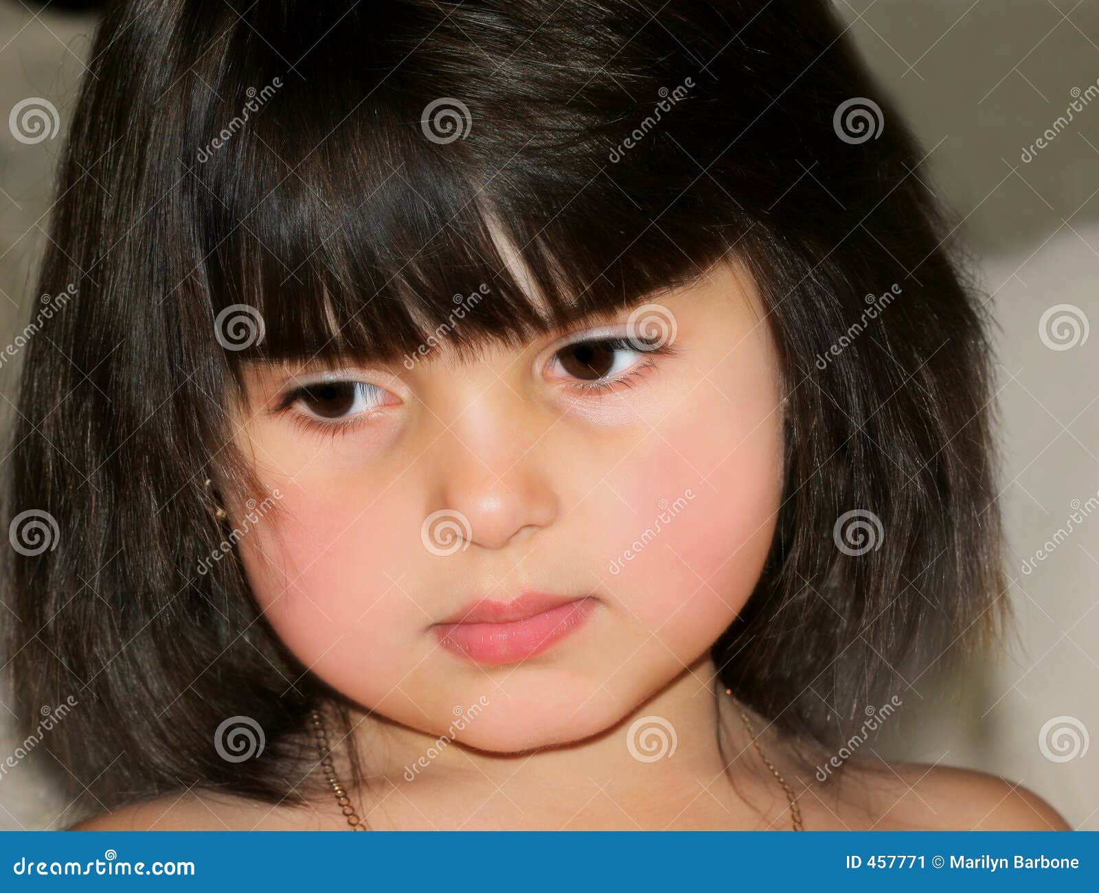 Demure Beauty stock image. Image of human, child, innocence - 457771