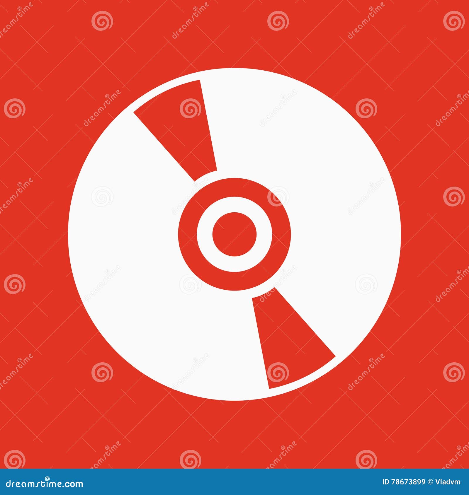 Den Cd Symbolen CDsymbol Plant Vektor Illustrationer - Illustration av ...