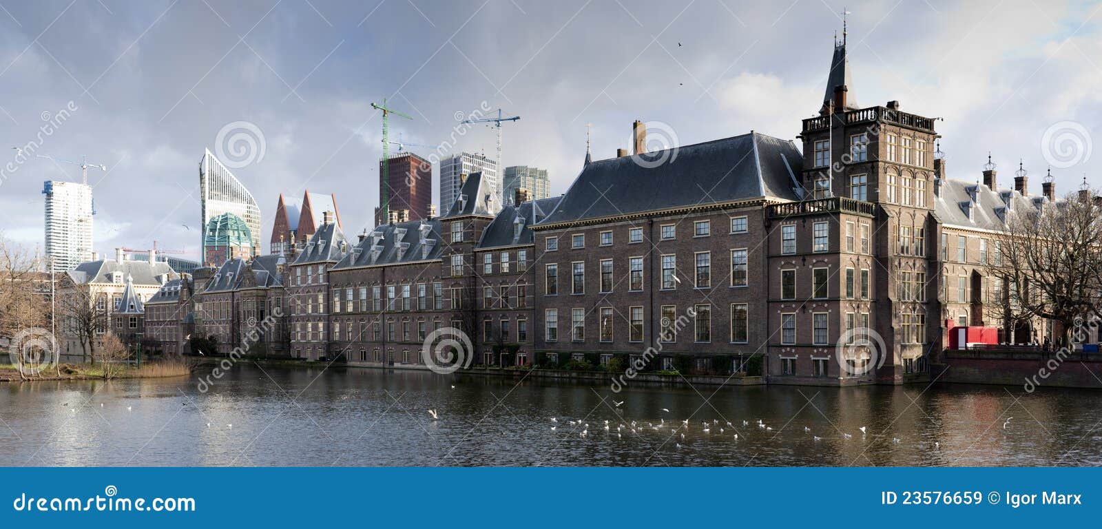 Den Haag. Het Nederlandse Parlement. Stock Afbeelding - Image of europa ...