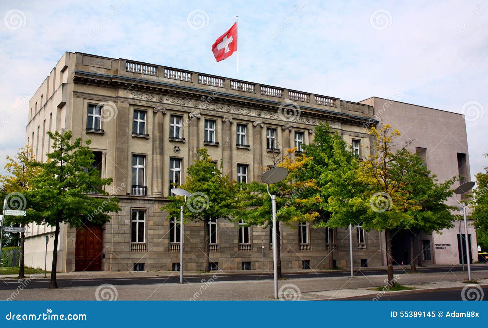 Den Schweiziska Ambassaden I Berlin Redaktionell Foto - Bild av ...