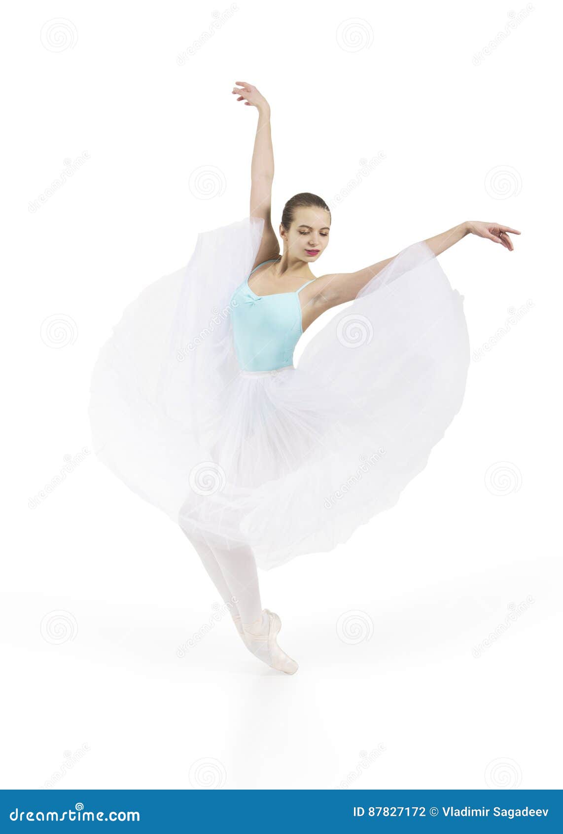 Den Unga Le Flickan Dansar Balett Arkivfoto - Bild av mänskligt, posera ...