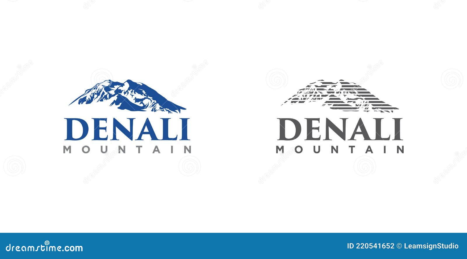 Denali Mountain Design Illustration Stock Vector - Illustration of ...