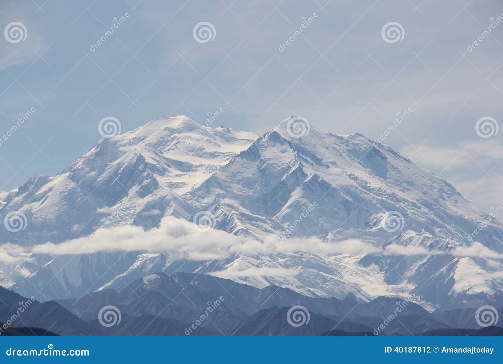 Denali Mountains stock photo. Image of outdoors, landscape - 40187812