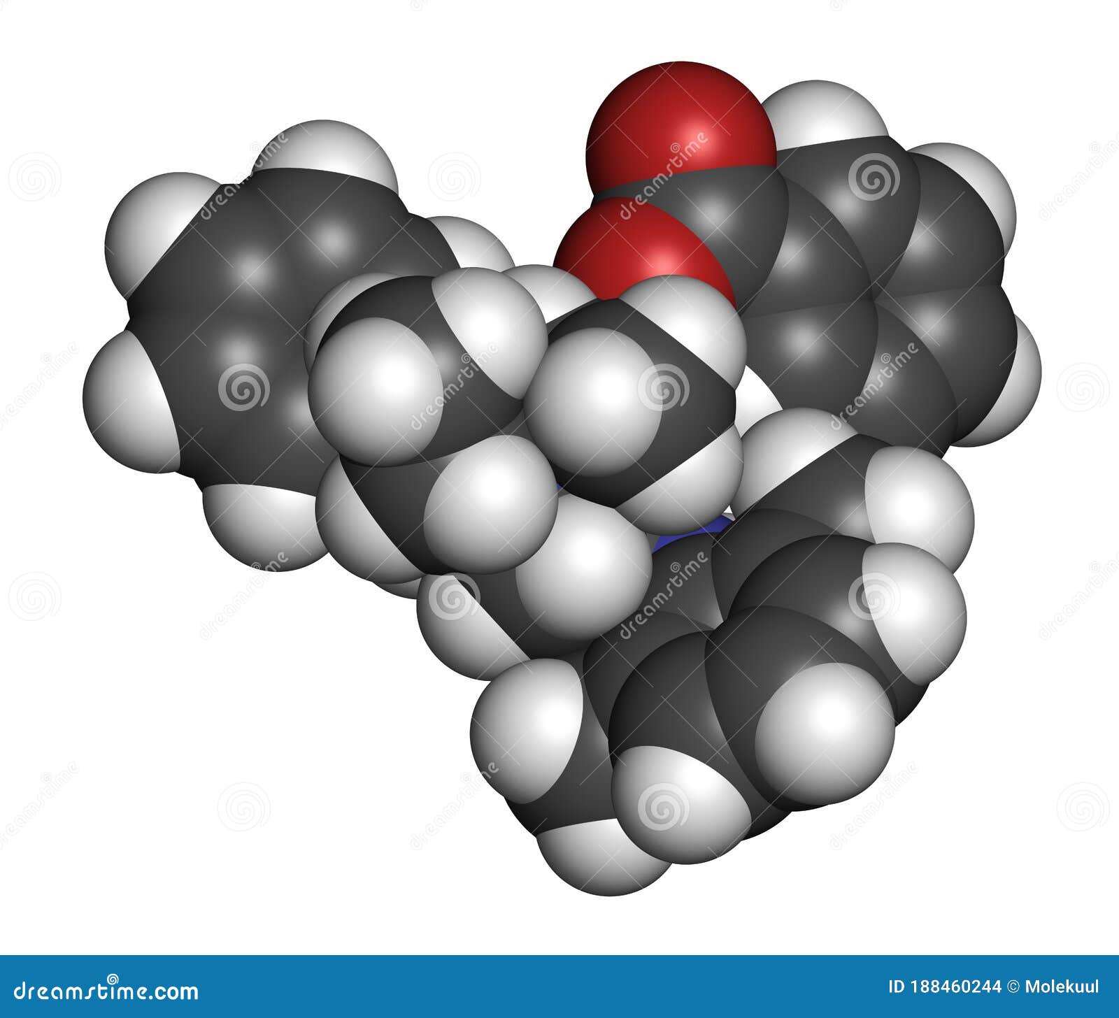 Denatonium Benzoate Bittering Agent. 3D Rendering Stock Illustration ...