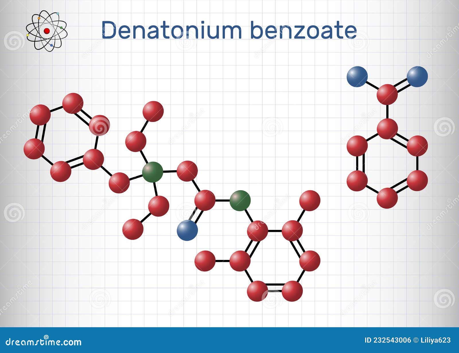 Denatonium Benzoate Molecule. it Has the Most Bitter Taste of Any ...