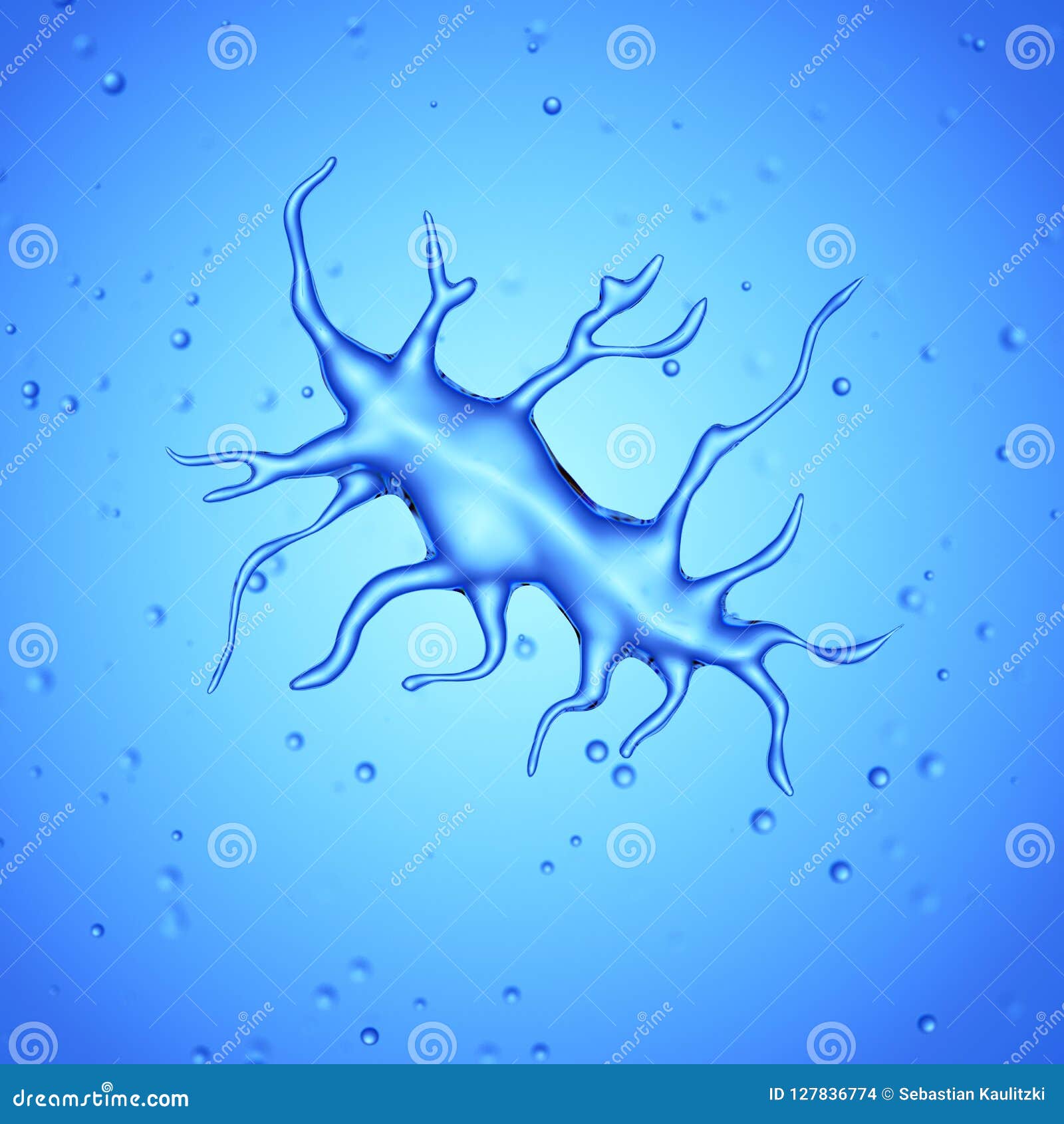 A dendritic cell stock illustration. Illustration of genetic - 127836774