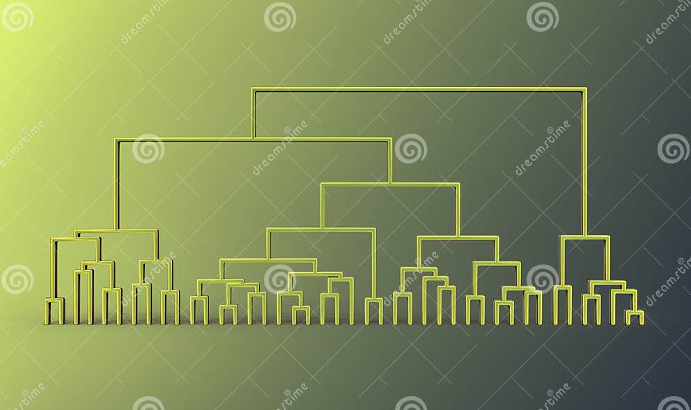 Dendrogram, a Diagram Representing a Tree Used To Demonstrate Results of Hierarchical Clustering ...