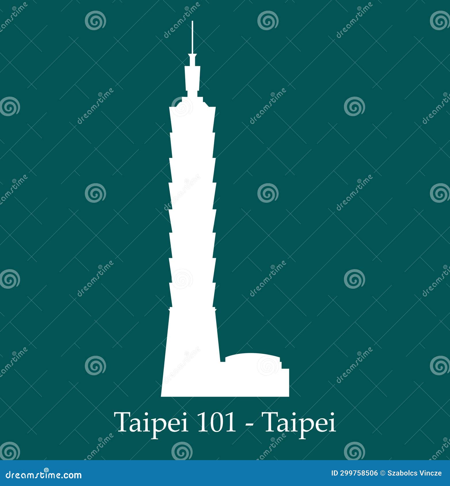 Building In Taipei 101, Taipei Cartoon Vector | CartoonDealer.com ...