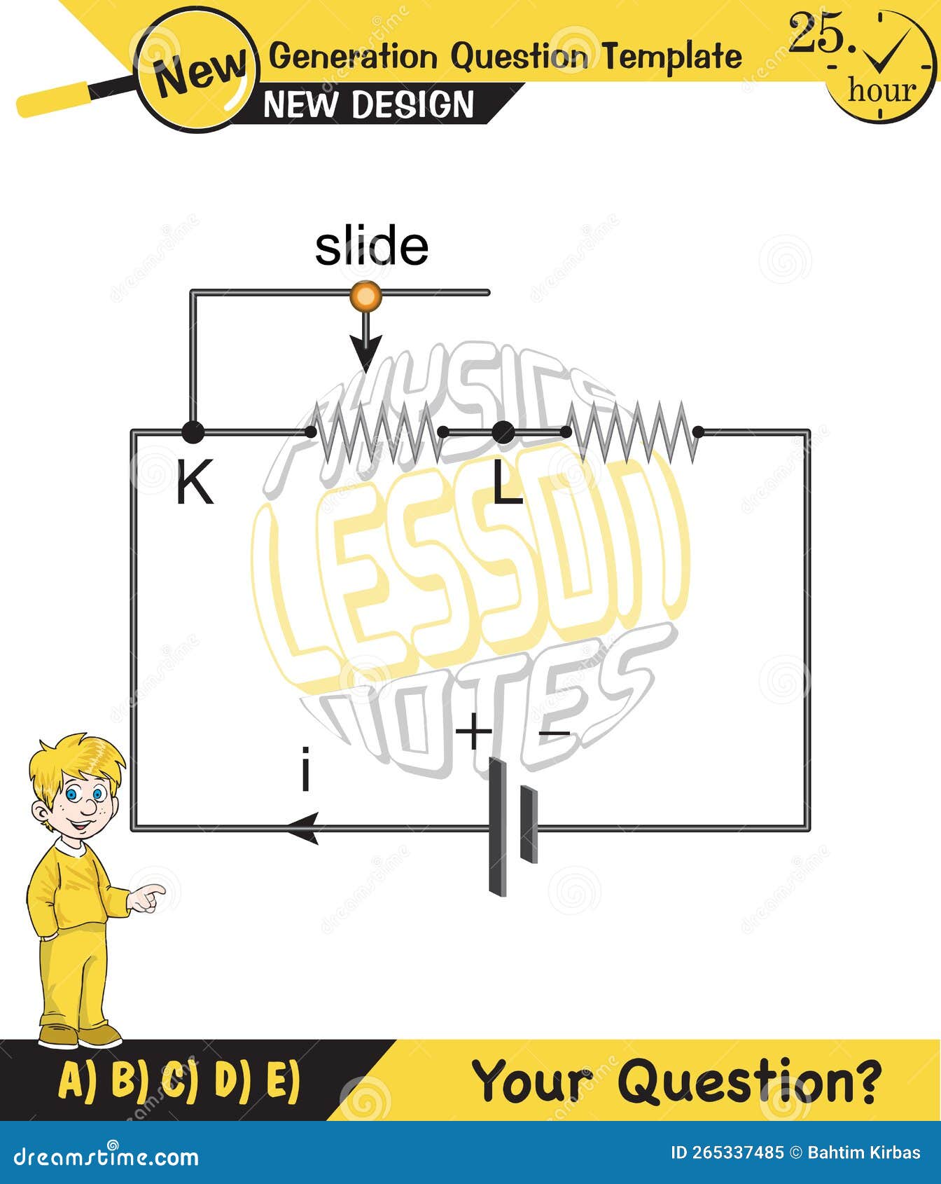 Physics, Basic Electric Circuits, Next Generation Question Template ...