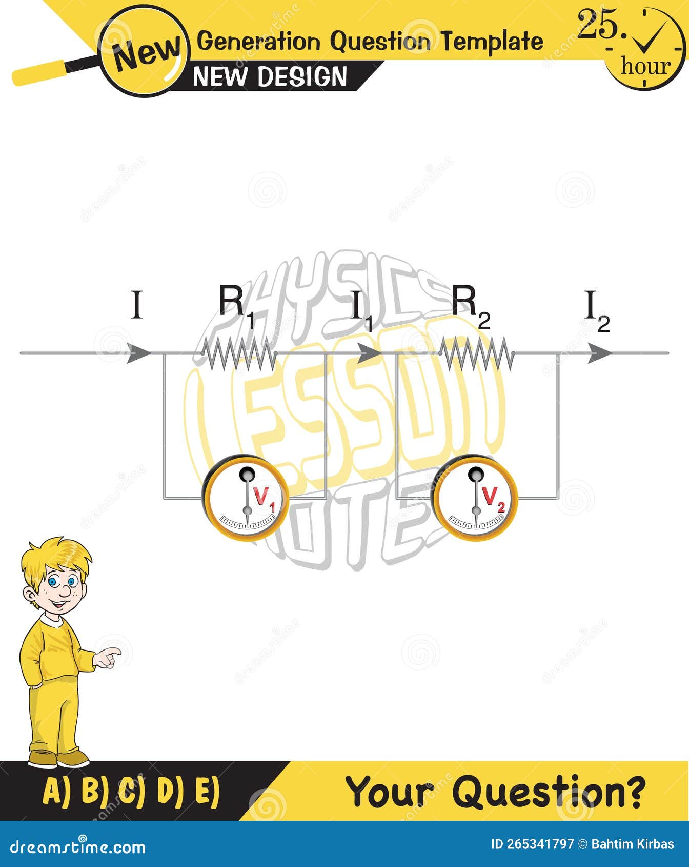 Physics, Basic Electric Circuits, Next Generation Question Template ...
