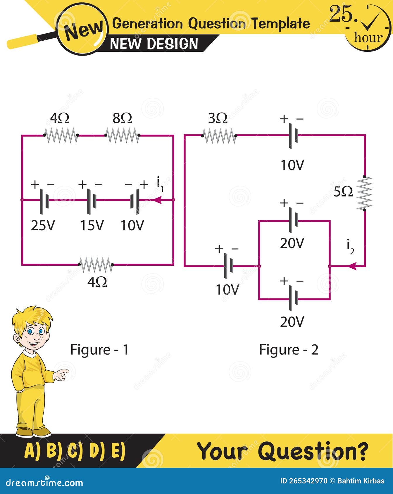 Physics, Basic Electric Circuits, Next Generation Question Template ...