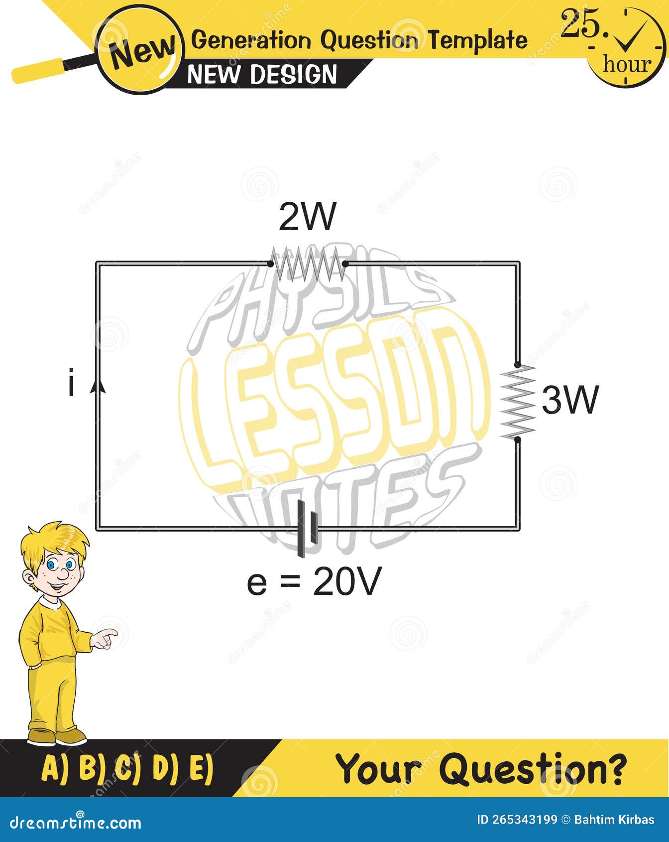 Physics, Basic Electric Circuits, Next Generation Question Template ...