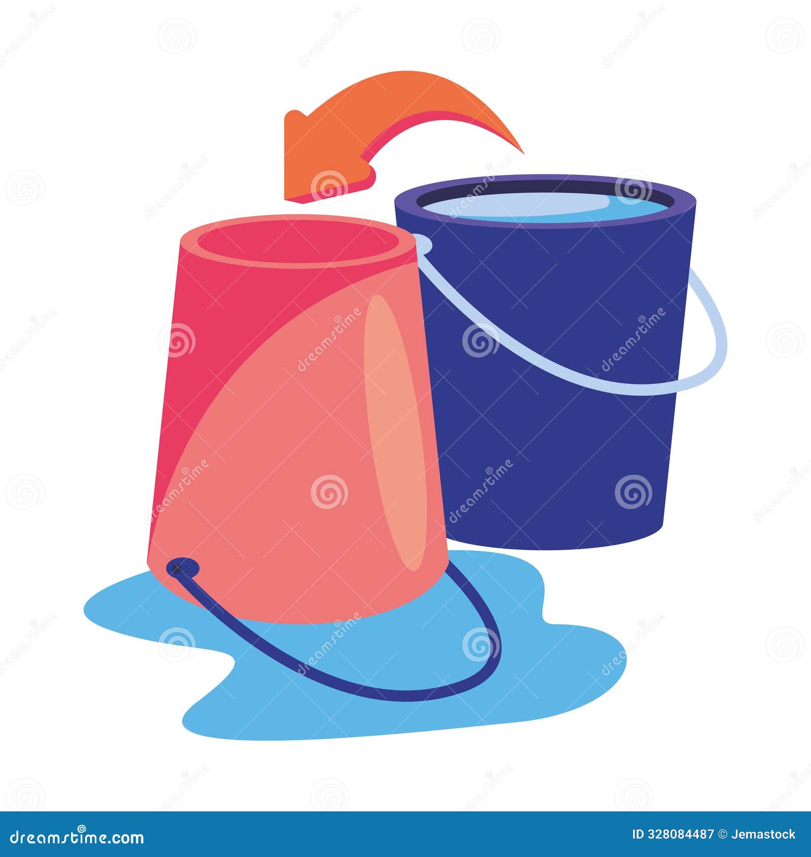 Dengue Prevention Avoid Water Vector Illustration | CartoonDealer.com ...