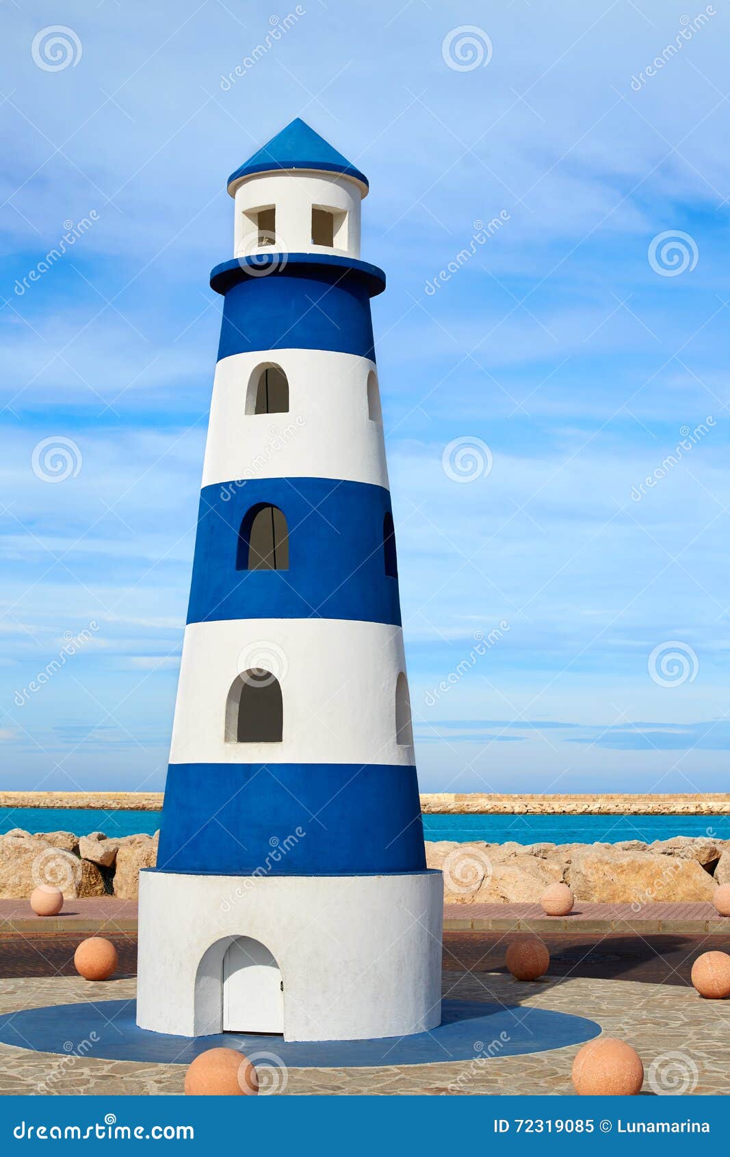 Lighthouse-monument To Semen Dezhnev On The Coast Of The Bering Strait ...