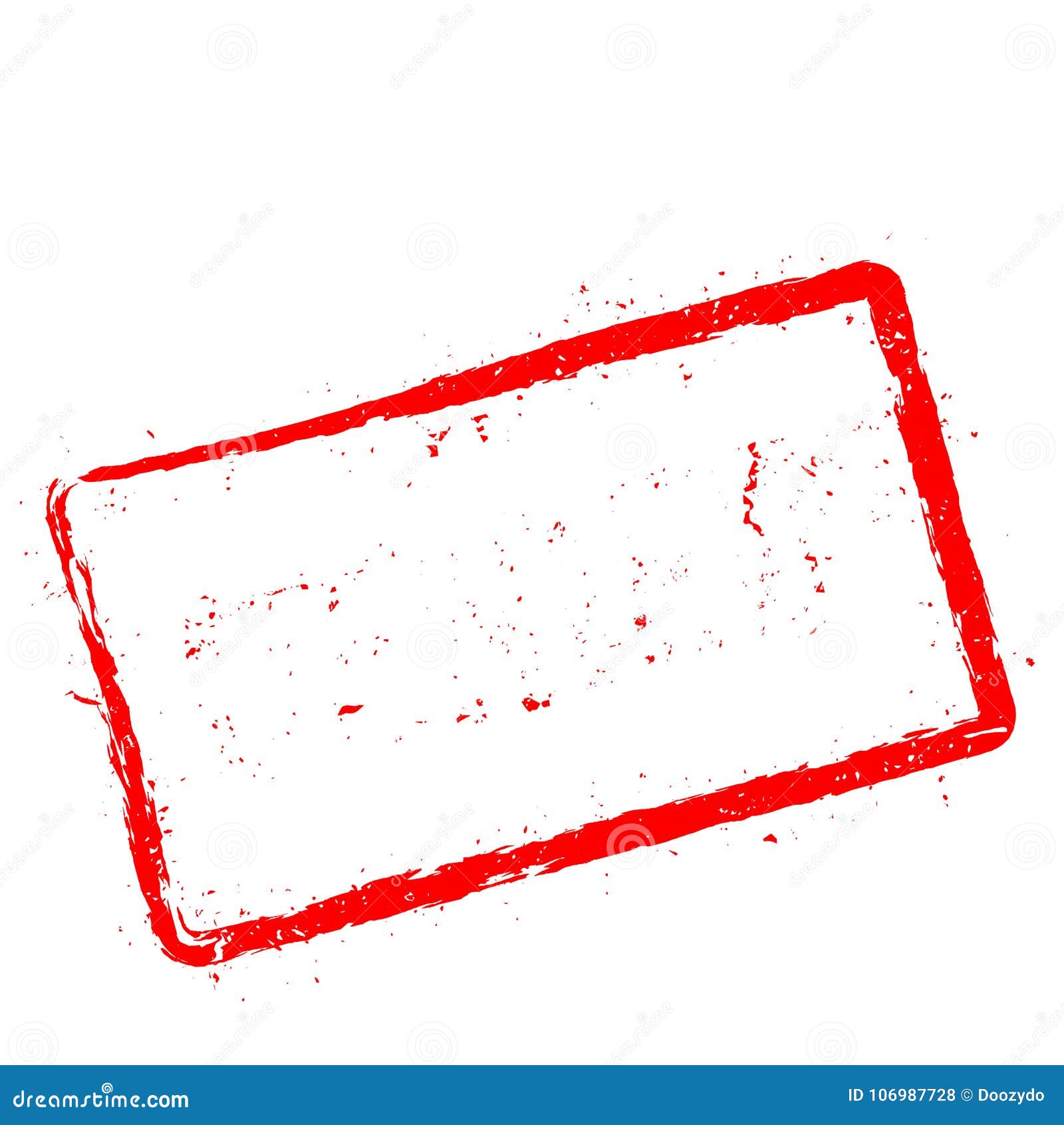 Denied Red Rubber Stamp Isolated on White. Stock Vector - Illustration ...